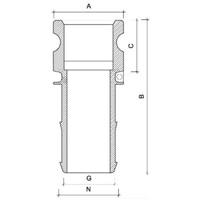 Cam Lock type E SS316