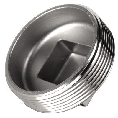Square plug NPT #150 SS316