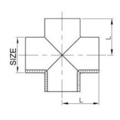 Croix Longue à Souder SS316L