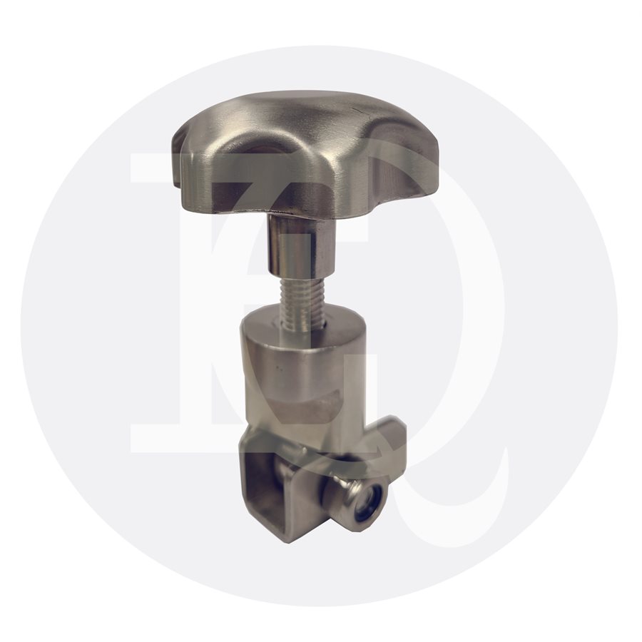 Swing eye bolt knob handle -Stainless -M12 -90mm long