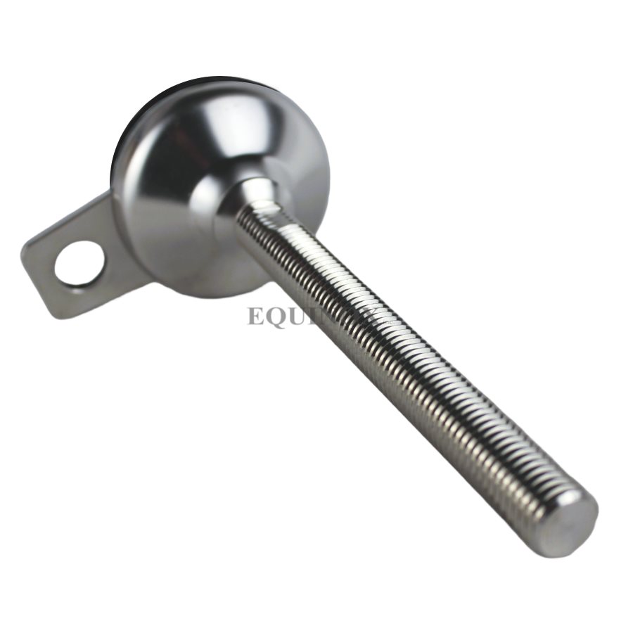 Leveling feet side fix. 5 / 8-11 fully threaded 2.56" dia. x 6" stem 304SS